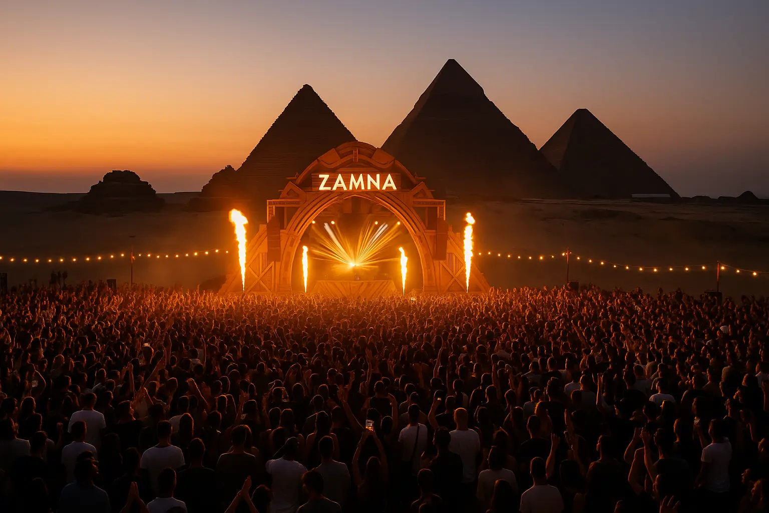Zamna Returns to the Pyramids of Giza: When Electronic Music Meets ...